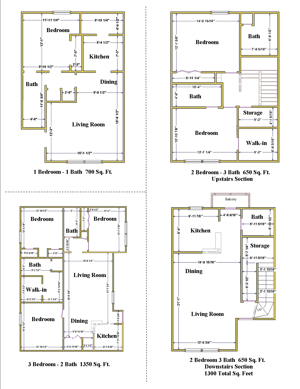 Melrose Floor Plans